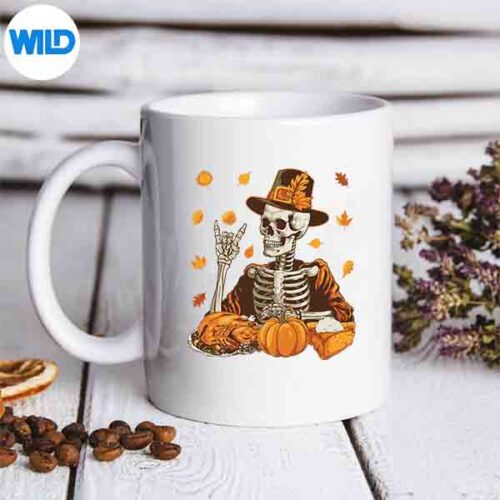 Xray skeleton Thanksgiving SVG, Thanksgiving Xray Skeleton Rock Hand ...