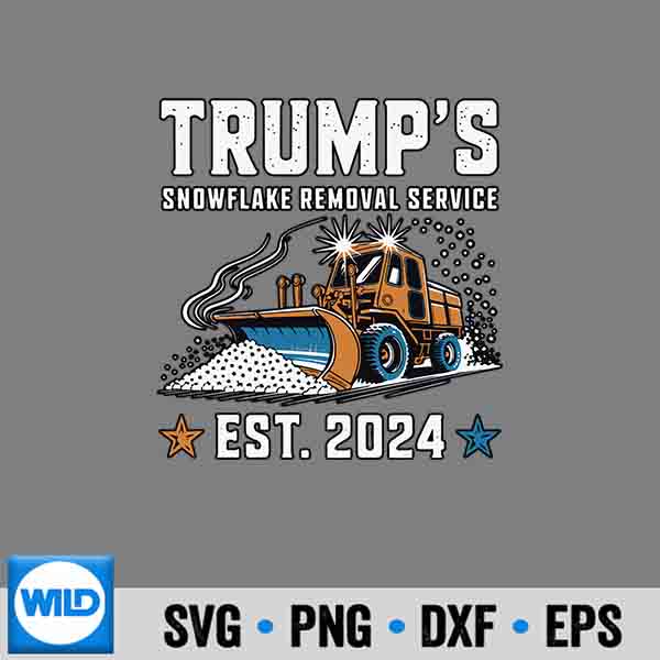 Trumps Snowflake Removal SVG, Trumps Snowflake Removal Service SVG ...
