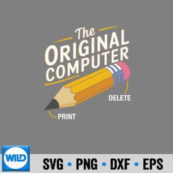 Original Computer Yellow Pencil SVG, The Original Computer Yellow ...