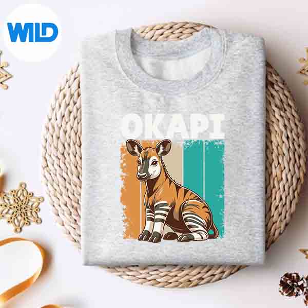 Okapi Lover Retro SVG, Distressed Okapi Lover Cute Okapi Retro SVG - WildSvg