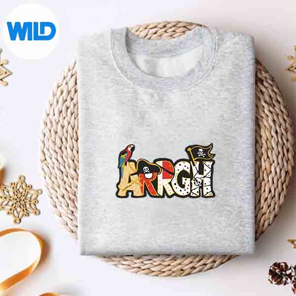 Arrgh Pirate Costume SVG, Fun Arrgh Pirate Style Pirate Costume Argh ...