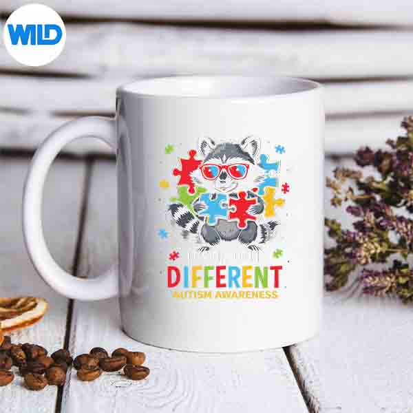 Autism Raccoon SVG, Its Ok To Be Different Autistic Raccoon Autism ...