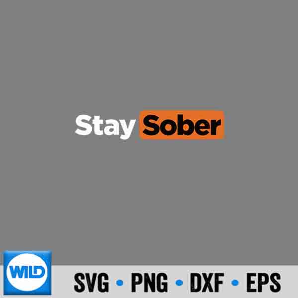 Sober Retro SVG, Stay Sober Vintage SVG - WildSvg