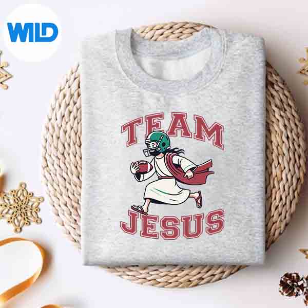 Team Jesus Football Lover Christian Faith Bible Merch SVG PNG Digital ...