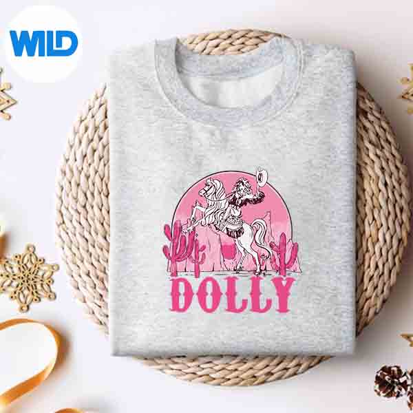 Vintage Dolly Retro SVG, Vintage Dolly Name Retro Style SVG - WildSvg