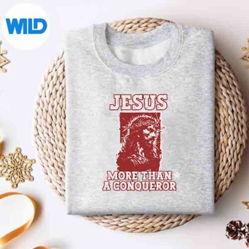 Jesus Wins SVG, Jesus More Than A Conqueror SVG - WildSvg