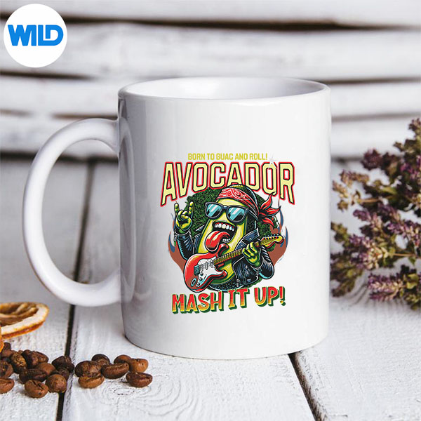 Rocking Avocado SVG, Rock And Avocado Avocado Guitar Player Avocador ...