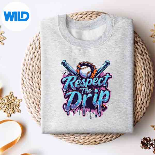 Baseball Respect SVG, Baseball Respect Drip Ice Cream The Drip Youth ...