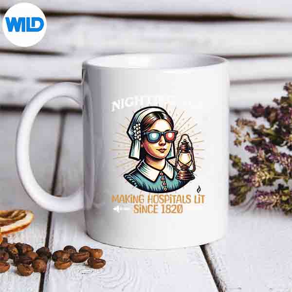 Nurse Since 1820 SVG, Florence Nightingale Hospitals Lit Since 1820 ...