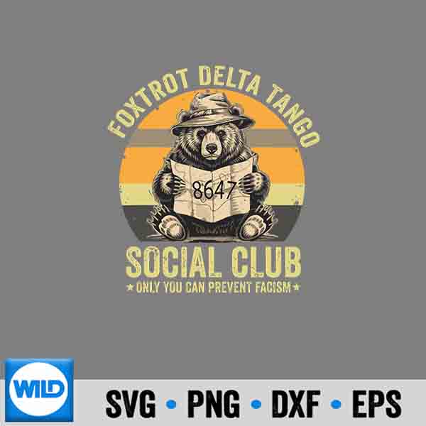 Foxtrot Delta Tango Club SVG, Foxtrot Delta Tango Social Club Protect ...