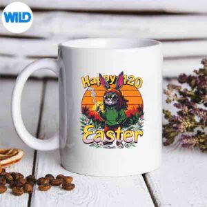 420 Easter Bunny SVG, Happy 420 Easter Smoking Easter Bunny SVG - WildSvg