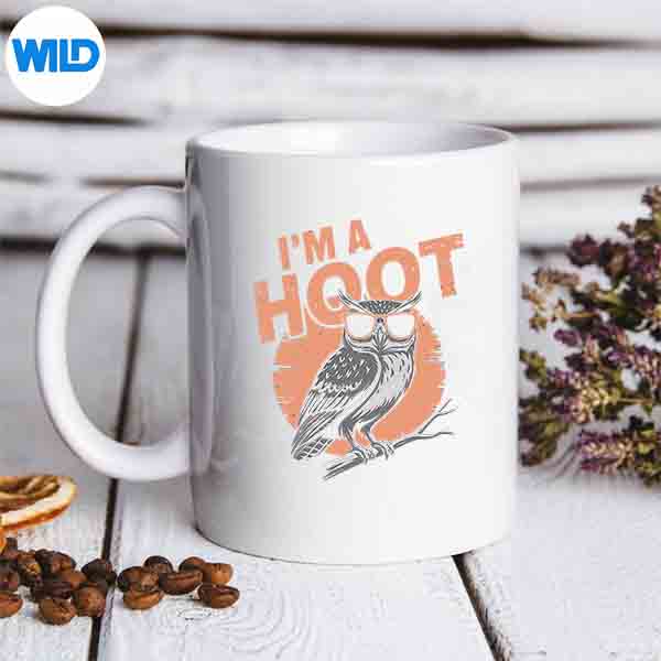 Hoot Owl SVG, Im A Hoot Owl Bird Lover Sarcastic SVG - WildSvg