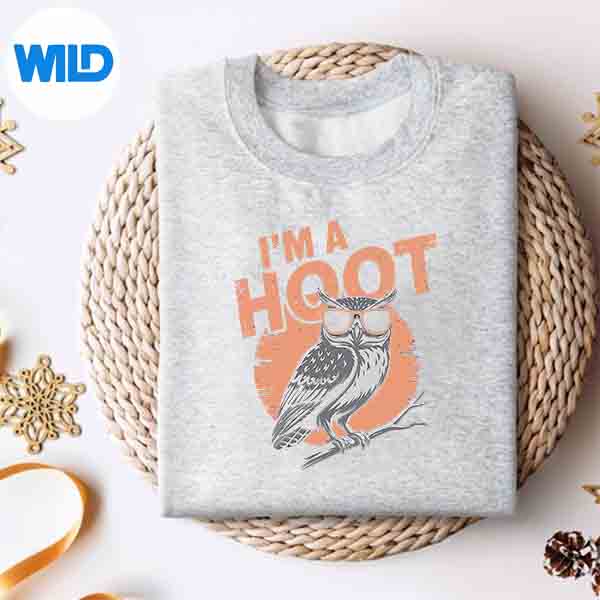 Hoot Owl SVG, Im A Hoot Owl Bird Lover Sarcastic SVG - WildSvg