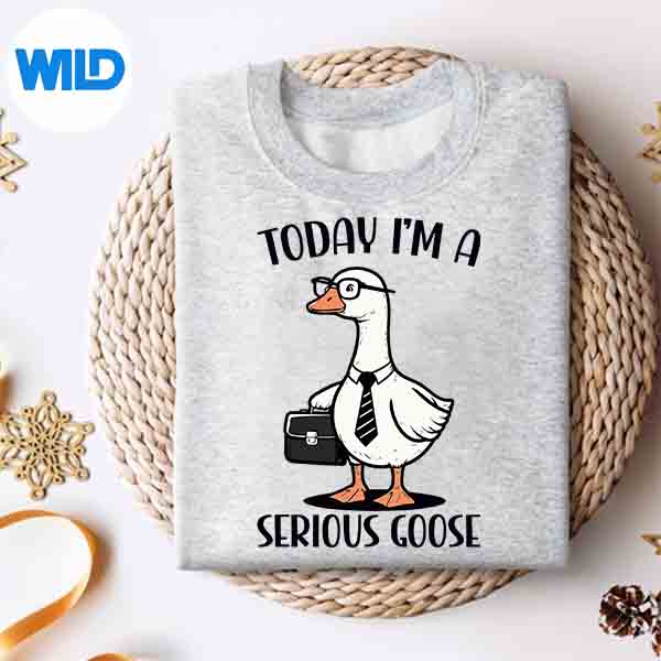 Serious Goose SVG, Today Im A Serious Goose SVG - WildSvg