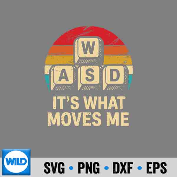 Silly Goose SVG, Wasd Its What Moves Me Retro Pc Gamer Computer Nerd ...