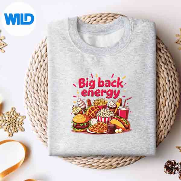 Big Back Energy Fast Food Inappropriate Sarcasm Saying SVG Cut File ...