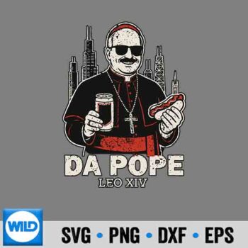Da Pope Chicago SVG, Da Pope From America Chicago Pope Leo Xiv Vintage ...