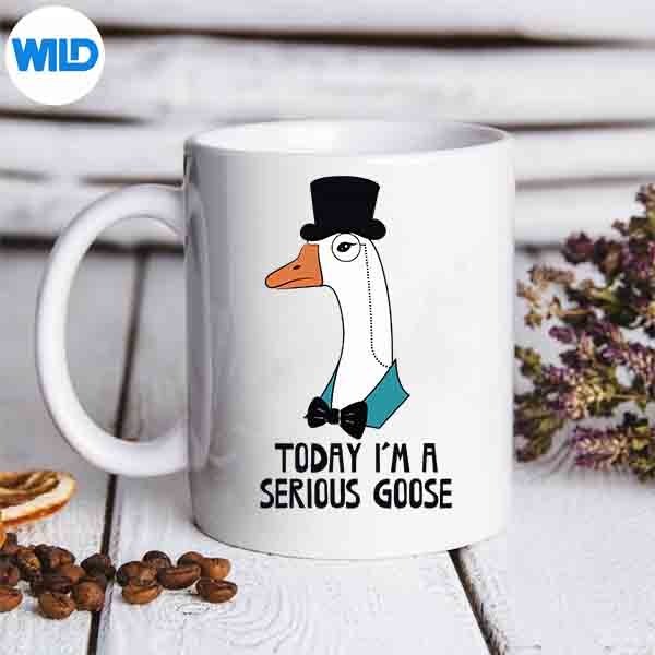 Goose Mode SVG, Today Im A Serious Goose Serious Goose SVG - WildSvg