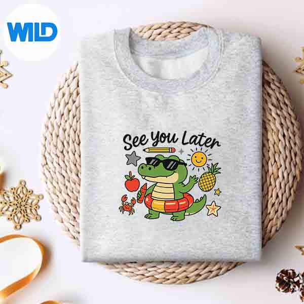 later alligator summer SVG, See You Later Alligator Last Day Of School ...