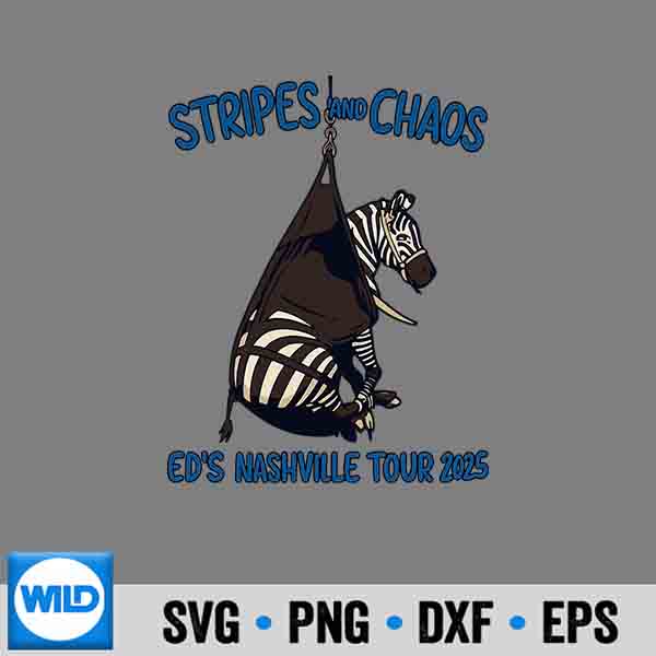 stripes chaos ed SVG, Stripes Chaos Eds Nashville Tour 2025 Ed The ...