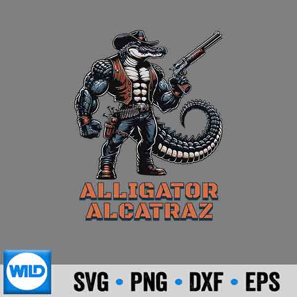 alcatraz prison SVG, Alligator Alcatraz Florida Everglades Prison SVG ...