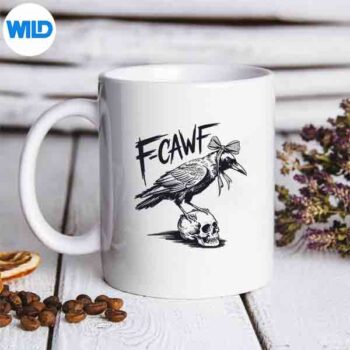 Fcawf Crow Black Bird Humor Meme SVG PNG Digital Design - WildSvg