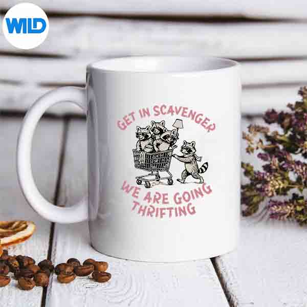 Raccoon Scavenger Thrifting SVG, Raccoon Retro Get In Scavenger Were ...