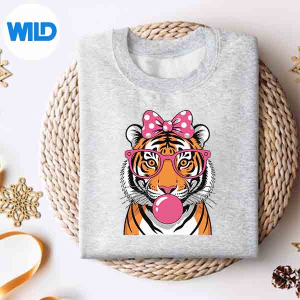 Tiger Art For Girls Animal Tiger Lover SVG Cut File - WildSvg