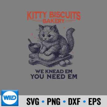 Cat Biscuit Meme SVG, Cat Sourdough Meme Biscuit Bakery Kitty SVG - WildSvg