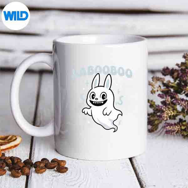 Laboo Boo Ghost SVG, Cute Laboo Boo Ghost Halloween SVG - WildSvg
