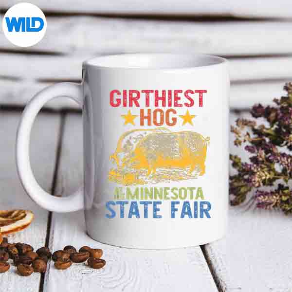 Girthiest Hog At The Minnesota State Fair Animals Farm Cut File - WildSvg