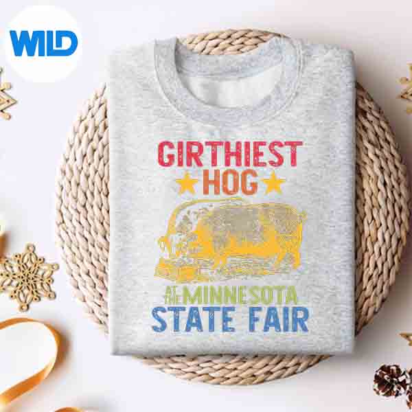 Girthiest Hog At The Minnesota State Fair Animals Farm Cut File - WildSvg