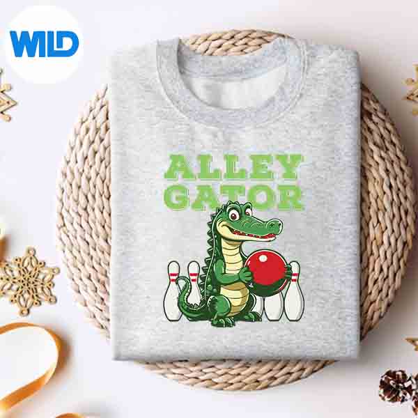 Alley Gator SVG, Alley Gator Bowling Bowler Team League SVG - WildSvg