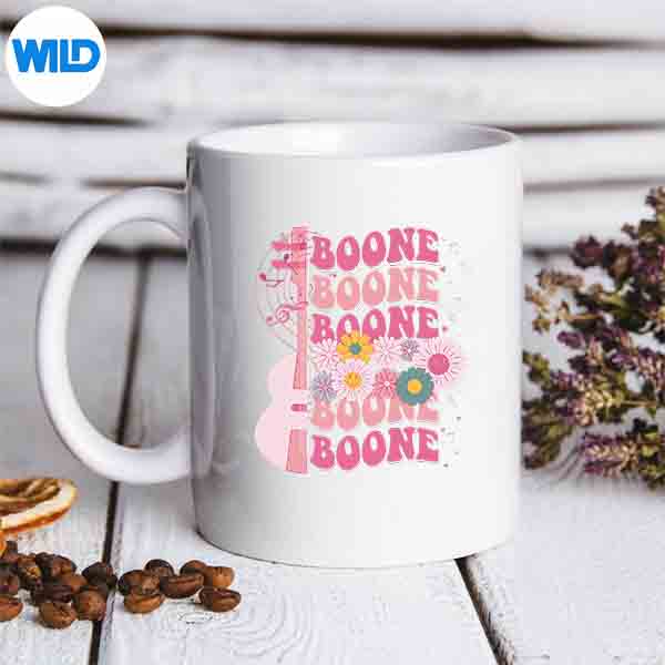 Retro Boone SVG, Girl Retro Boone Flower First Name Personalized 80s ...