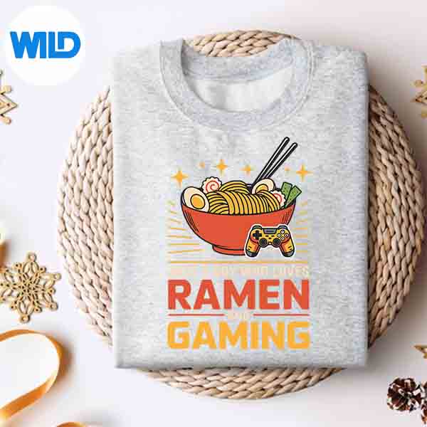 Ramen Gamer SVG, Just A Who Loves Ramen And Gaming Japan Anime Video ...