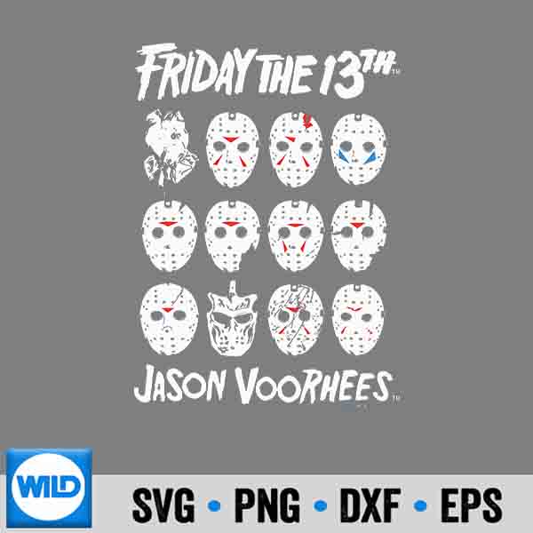 Jason Mask SVG, Ripple Junction X Friday The 13th Jason Mask Emotions ...