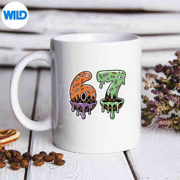 67 Meme SVG, 67 Ice Cream Halloween 67 Meme Six Seven SVG - WildSvg