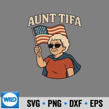 Aunt Tifa SVG, Aunt Tifa Vintage SVG - WildSvg