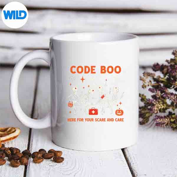 Code Boo Here For Your Scare And Care Icu Nurse Halloween SVG PNG ...