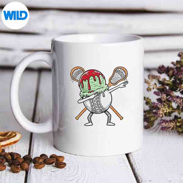 Lacrosse Drip SVG, Dabbing Lacrosse Ball Drip Ice Cream Youth Girls SVG ...
