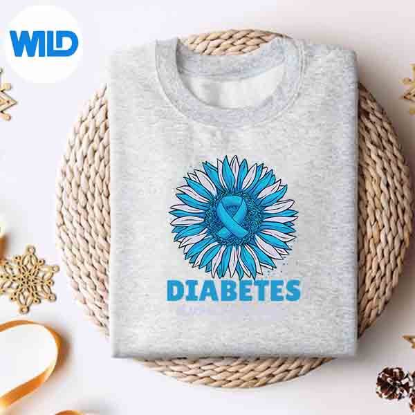 Diabetes Sunflower SVG, Diabetes Awareness Sunflower Diabetic T1d ...