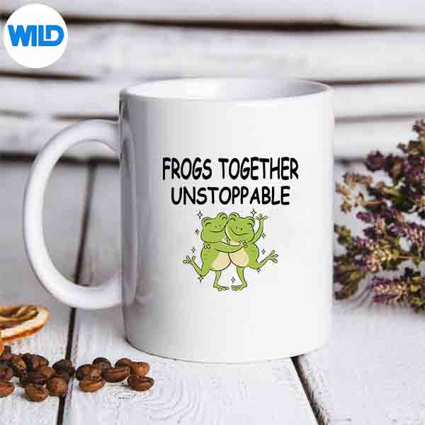 Frog Pride SVG, Frogs Together Unstoppable Vintage Portland Frog Pride ...