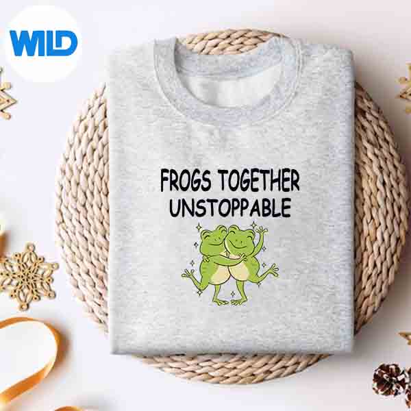 Frog Pride SVG, Frogs Together Unstoppable Vintage Portland Frog Pride ...