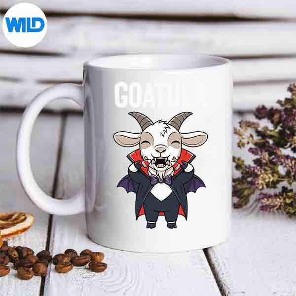 Goatula Vampire Goat Halloween Fan SVG PNG Digital Download - WildSvg