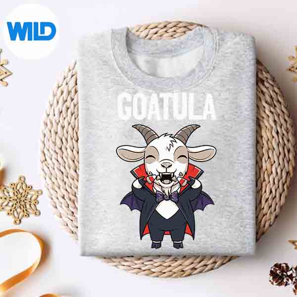 Goatula Vampire Goat Halloween Fan SVG PNG Digital Download - WildSvg