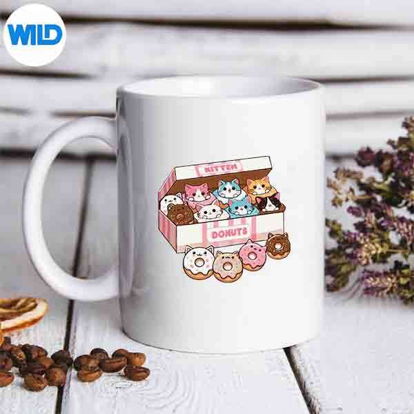 Kitten Donuts SVG, Kitten Donuts Pastry Cat Lover Cute Doughnut Cats ...