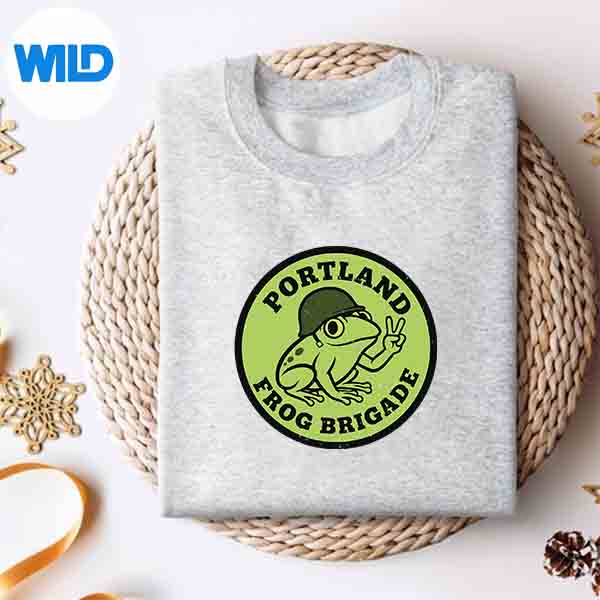 Portland Frog Brigade Protest Vintage SVG PNG Download - WildSvg