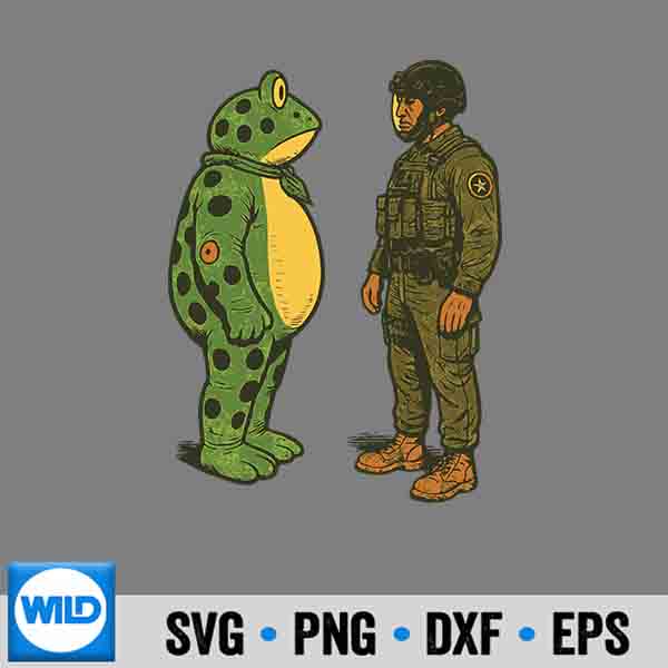 Frog Vintage SVG, Portland Frog Protest Vintage SVG - WildSvg