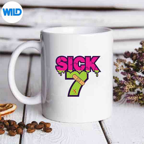 Sick Seven SVG, Sick Seven Meme Six Seven Fun Wordplay Drip SVG - WildSvg