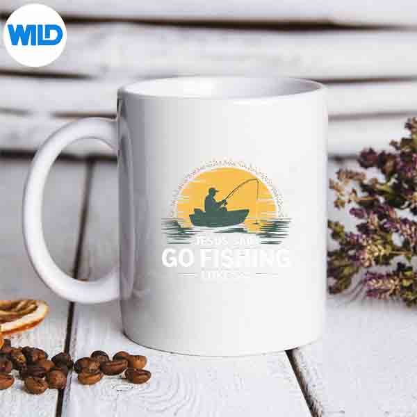 Go Fishing SVG, Jesus Said Go Fishing Christian Fisherman Bible Verse ...